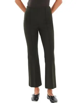 Vince Niki Mid Crop Flare Pants - Deep Forest