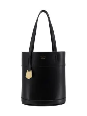 FERRAGAMO North-south Logo-printed Top Handle Bag - Black