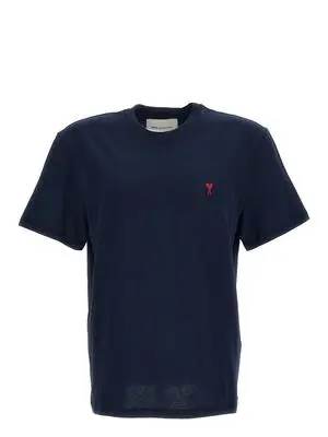 AMI Paris MAGLIETTA RED AMI DE COEUR Blu