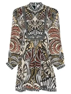 Farm Rio Printed Dress - Multicolor