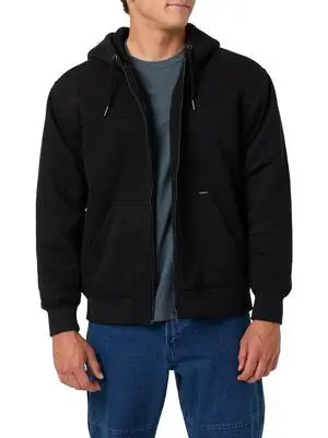 O'Neill High Pile Fleece Zip Front Hoodie - Black