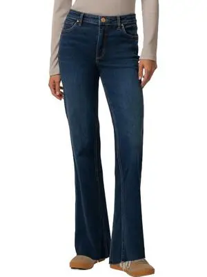 Kut From The Kloth Kelly Fab Ab Raw Hem High Waist Kick Flare Jeans - Mystically