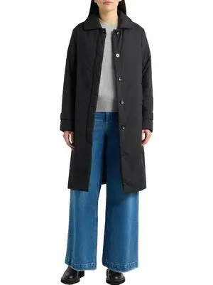 Bernardo Long Liner Coat - Black