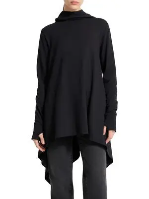 MARCELLA Daria Hooded Tunic - Black