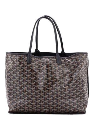 Goyard Anjou Reversible Tote Coated Canvas Pm - Black