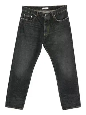 ICON DENIM LOS ANGELES Josh Faded-effect Distressed-finish Jeans - Black