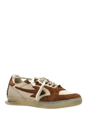 OFF-WHITE Out Of Office Leather-panel Sneakers