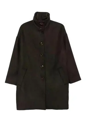 SESSUN Paradise High-neck Coat - Brown