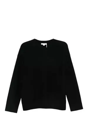 VINCE Crew-neck Ribbed-trim Sweater