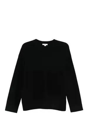 VINCE Crew-neck Ribbed-trim Sweater