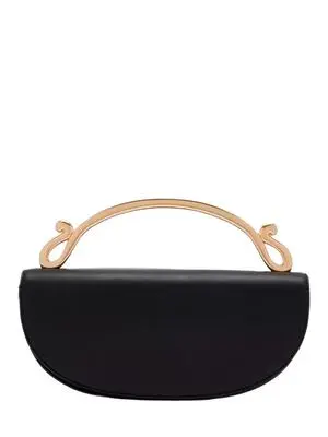 Sam Edelman Savannah Metal-handle Tote Bag - Black