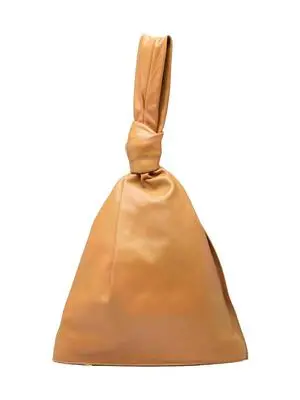 Bottega Veneta 2012-2026 Nappa Bv Twist Handbag - Brown