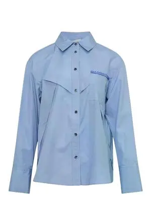 3.1 Phillip Lim Sequin-embellished Oversized Shirt - Blue