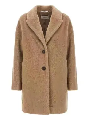 PESERICO Brushed-finish Single-breasted Coat