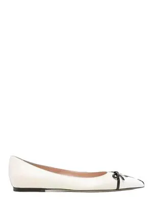 VALENTINO Vlogo Pointy Leather Pumps