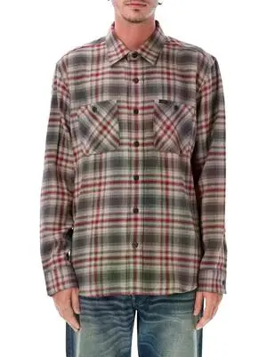 Filson Rangeland Check-pattern Button-up Shirt - Grey
