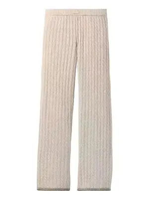 UGG Rylynn Cable-knit Trousers - Neutrals