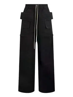Rick Owens Drawstring Wide-leg Trousers - Black