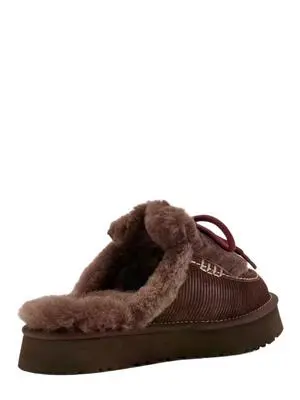 UGG Disquette Heritage Platform Mules Brown