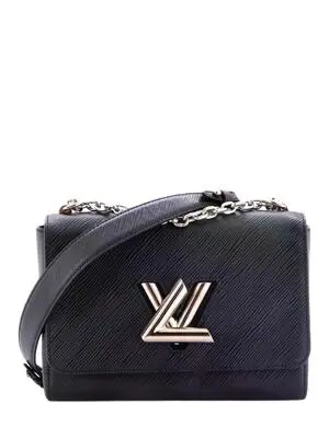 LOUIS VUITTON Twist Handbag Epi Leather Mm Crossbody Bag - Black