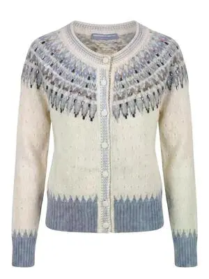 Ermanno Scervino Embellished Cardigan - Neutrals