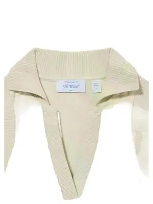 Off-White Logo-jacquard Mini Dress - Neutrals