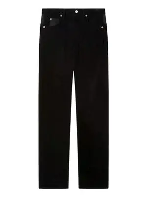 MARANT Jude Corduroy-panelled Trousers - Black
