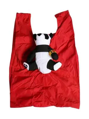 Dolce & Gabbana Panda-appliqué Tote Bag - Red