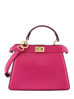 Fendi Peekaboo Iseeu Bag Leather Petite Crossbody Bag - Pink