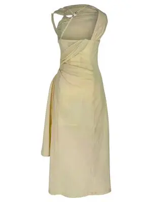 Jacquemus La Robe Abanada Midi Dress - Neutrals