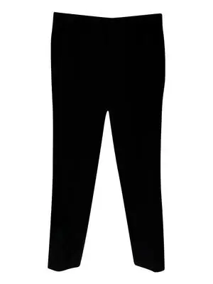 Prada Straight-leg Wool Trousers - Black