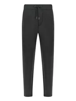 Paul & Shark Active Fleece Cotton Sweatpants Black