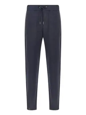 Paul & Shark Active Fleece Cotton Sweatpants - Blue