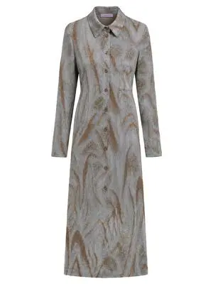 MARGHERITA MACCAPANI Andre Cotton-blend Jacquard Dress - Multi