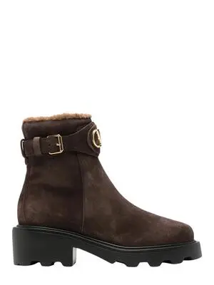 Valentino Garavani Bootie Vlogo - Brown