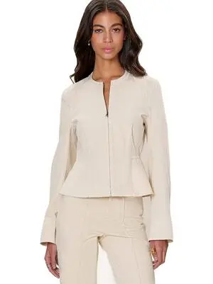 Rebecca Taylor Remi Garment Dyed Jacket - Ecru