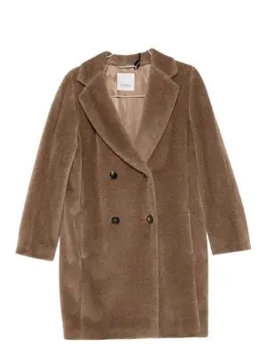Max Mara Wool Double-breasted Coat - Multicolor