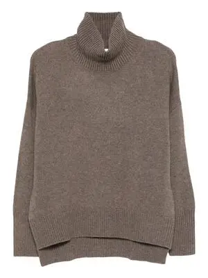 LISA YANG Heidi Cashmere Turtle-neck Sweater - Multicolor