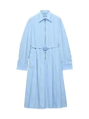 PRADA Prada Women Popeline Cotton Midi Dress