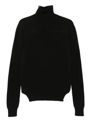 Rick Owens Wool Turtle-neck Sweater - Multicolor