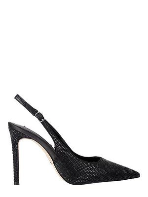 Steve Madden Tremble Woven Slingbacks - Black