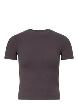 TALA 365 Stretch-rib Round-neck Jersey T-shirt - Espresso
