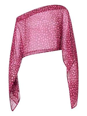 HYPHEN Liana Cropped Sheer Top 12
