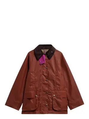 Barbour Paul Smith Loves : Beaufort Waxed Jacket - Brown