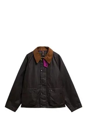BARBOUR Transport Large Check Waxed Jacket