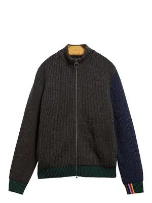 Barbour Paul Smith Loves : Gamefair Wool Cardigan - Brown