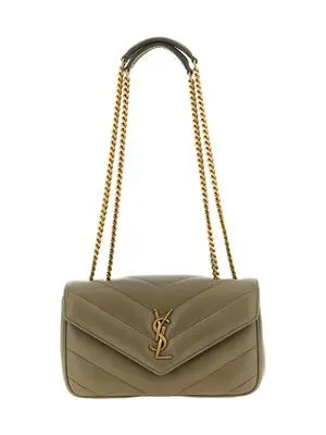 Saint Laurent Loulou' Small Shoulder Bag - Green