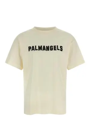 Palm Angels Logo Print T-shirt - White