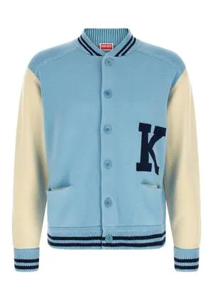 Kenzo Varsity' Cardigan - Blue