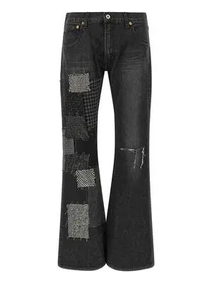 Junya Watanabe Patchwork Jeans - Black